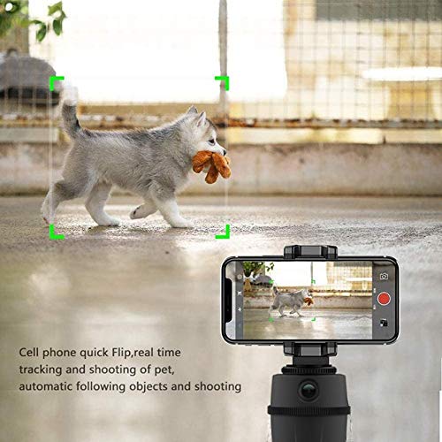 BoxWave Stand and Mount Compatible with Energizer Energy 100 (2017) (Stand and Mount by BoxWave) - PivotTrack Selfie Stand, Facial Tracking Pivot Stand Mount - Jet Black