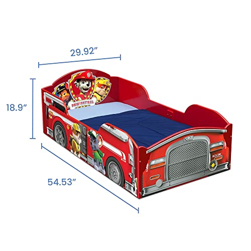 Delta Children Wood Toddler Bed - Greenguard Gold Certified, Nick Jr. PAW Patrol