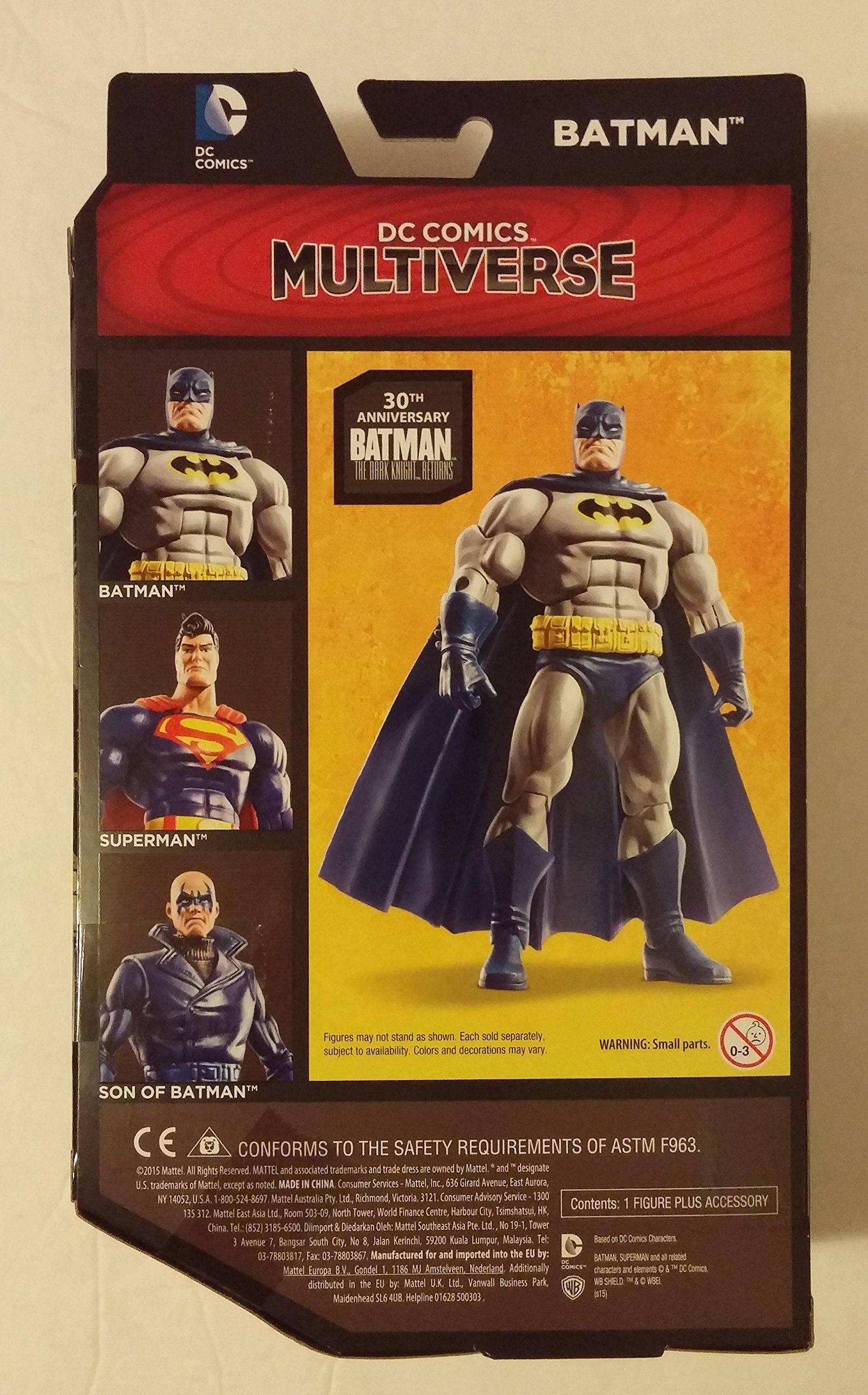 DC Comics Multiverse, Batman: The Dark Knight Returns 30th Anniversary, Batman Action Figure, 7 Inches