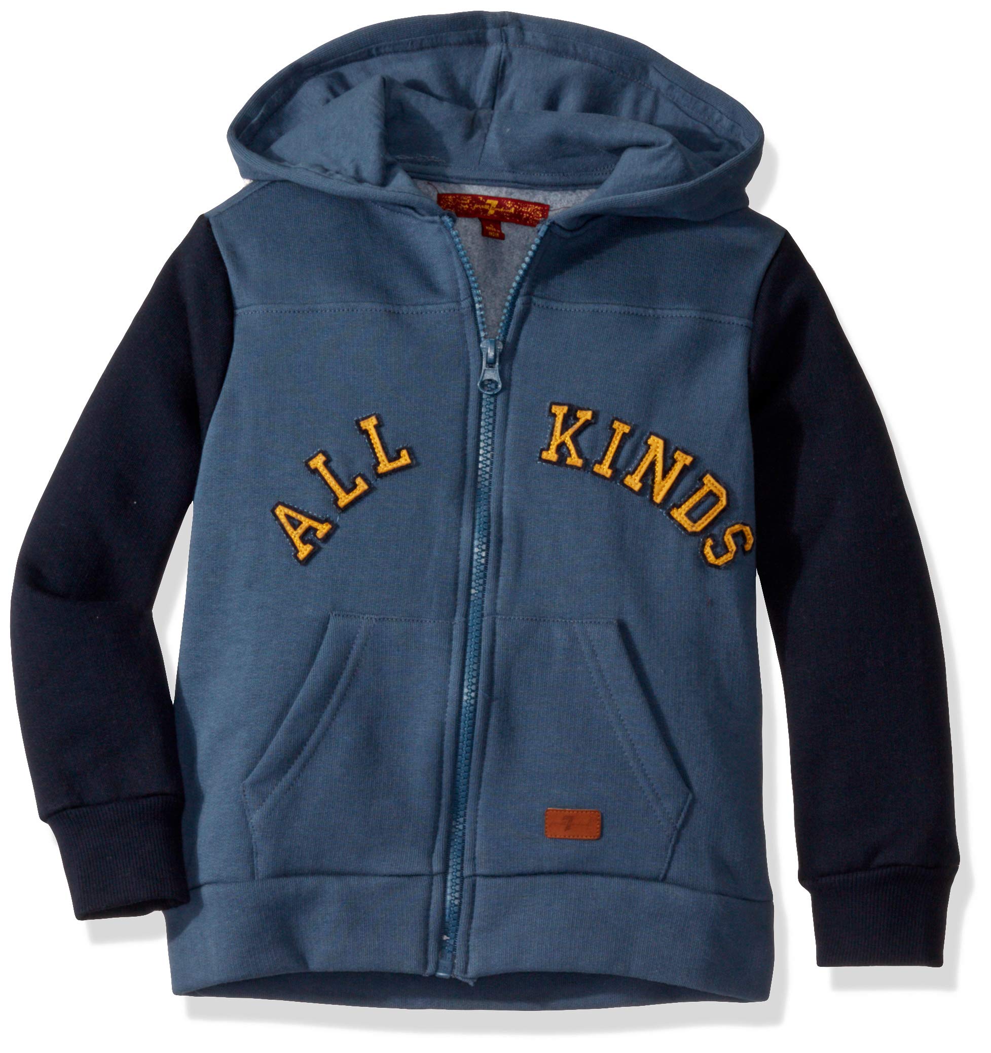 7 For All Mankind Boys' Big Sweatshirt, pop-Over Navy, L