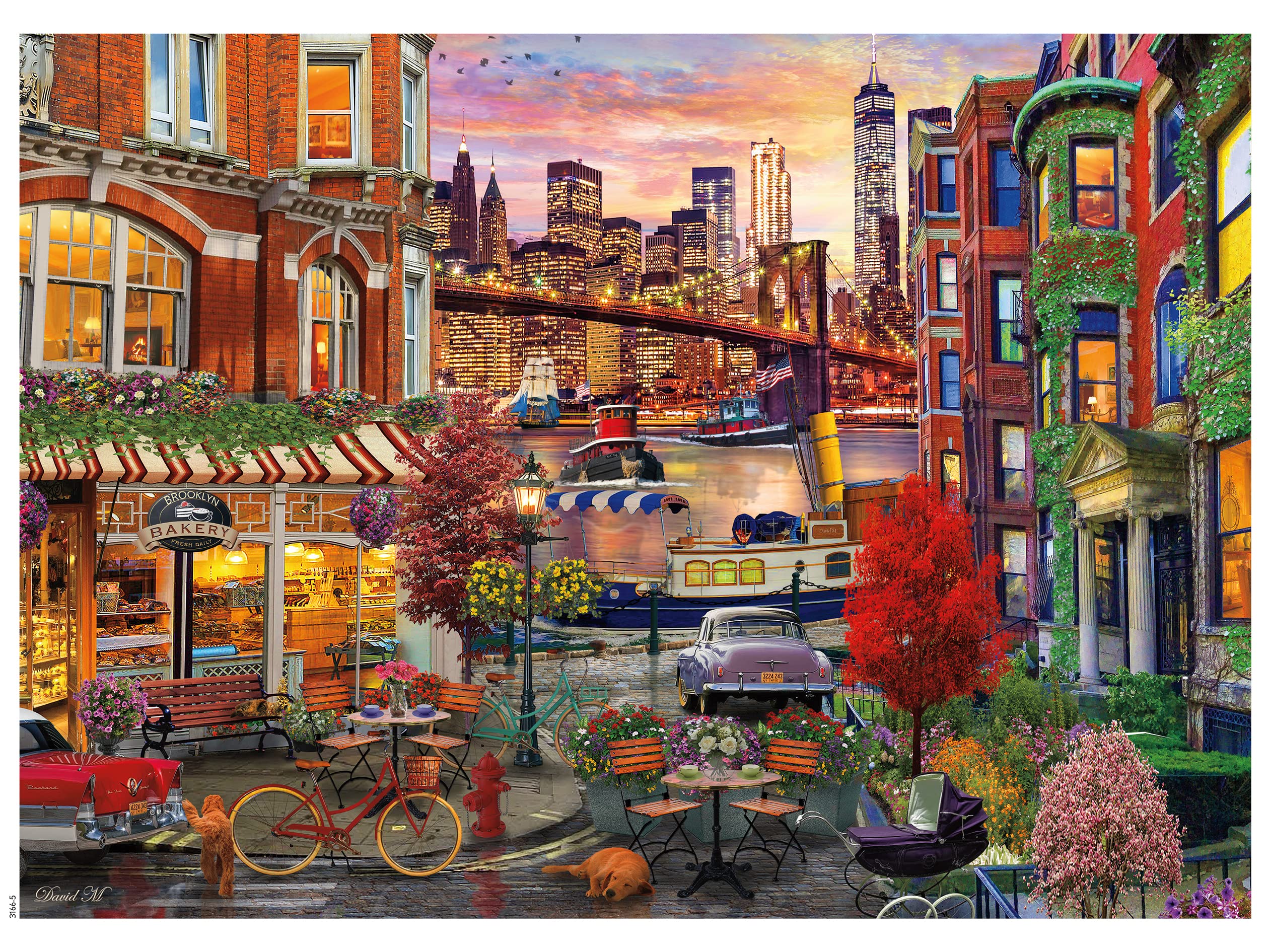 Ceaco - David Maclean - Brooklyn Bakery - 1000 Piece Jigsaw Puzzle