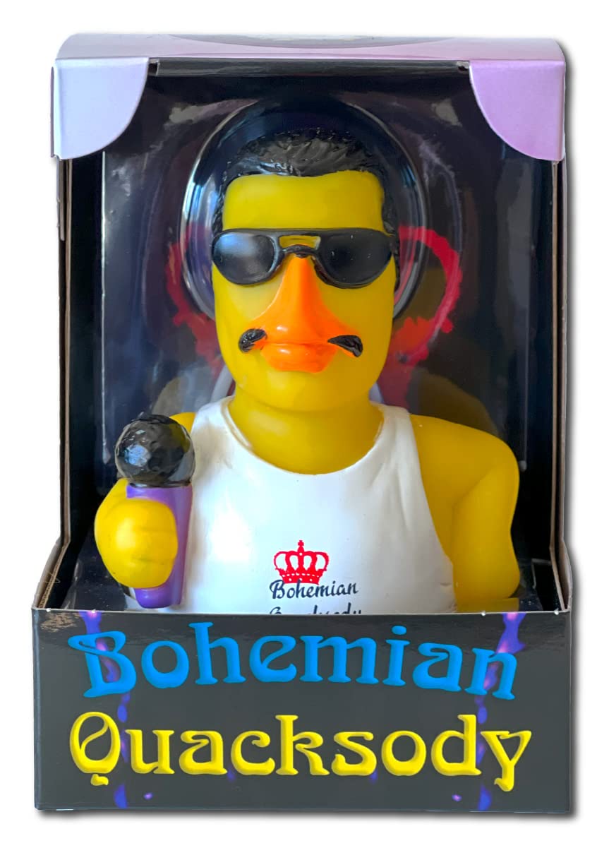 CelebriDucks - Bohemian Quacksody - Floating Rubber Ducks - Collectible Bath Toys Gift for Kids & Adults of All Ages
