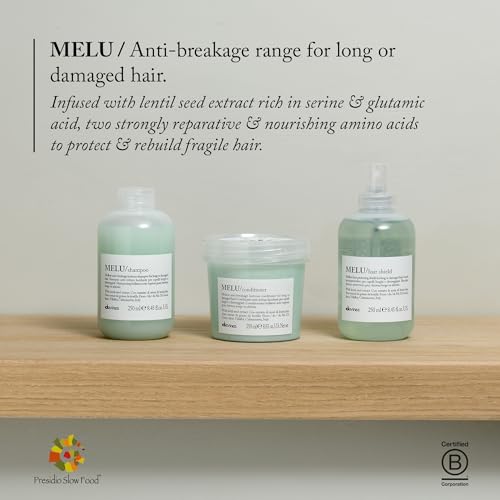 Davines MELU Hair Shield, Heat Protection, Soft And Shiny Results For All Hair Types, 8.42 Fl. Oz.