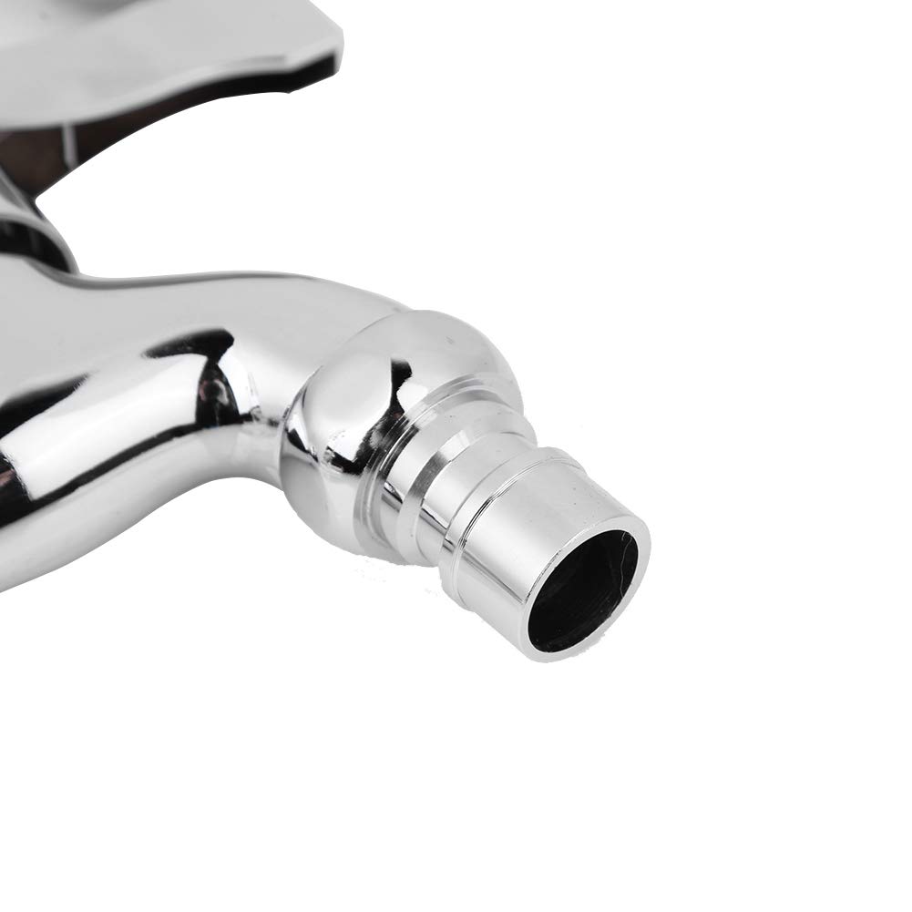 Water Faucet Copper Bathroom Water Faucet Silver Kitchen Sink Faucet Bath Faucet Metal Handle Single Cold Tap G1/2,Shower