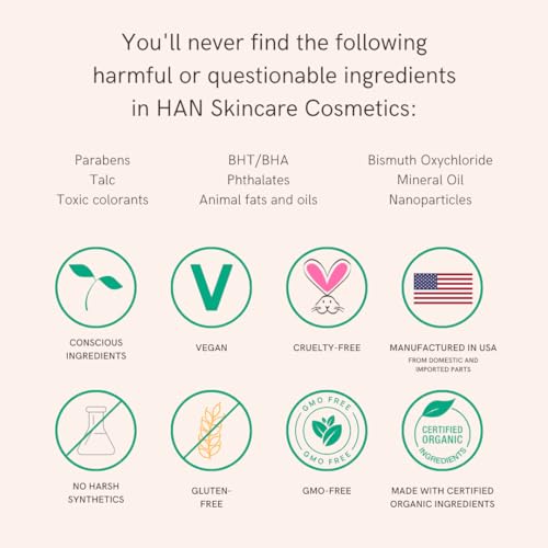 HAN Skincare Cosmetics Vegan, Cruelty-Free 3-in-1 Multistick for Cheeks, Lips, Eyes, Coral Hibiscus