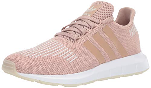 adidas Originals Women's Swift Running Shoe ,ash pearl/off white/white, 5 M US