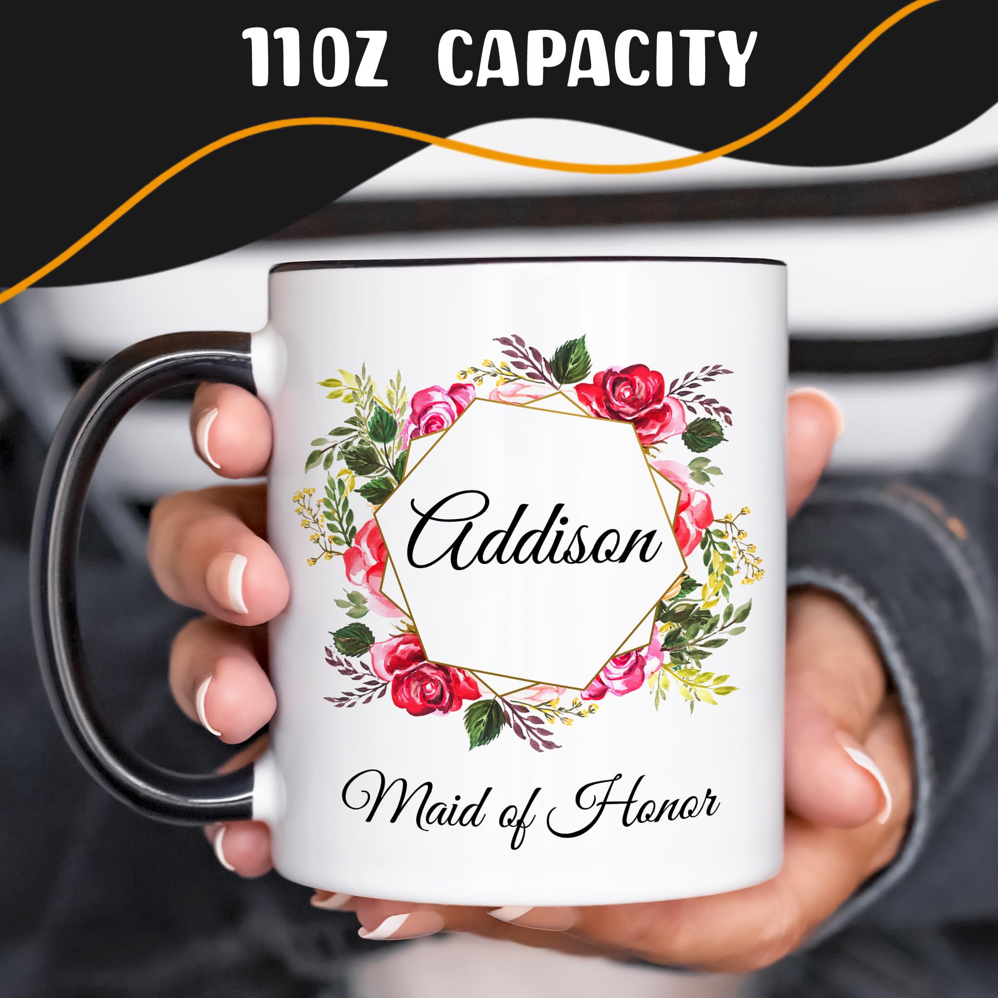 Giftbees Personalized Coffee Mug, Custom Picture Text or Logo Ceramic Mug, Customized Gift for Men & Women, Taza Personalizada with Photo and Words, Customizable 11 Oz Tea Cup | White