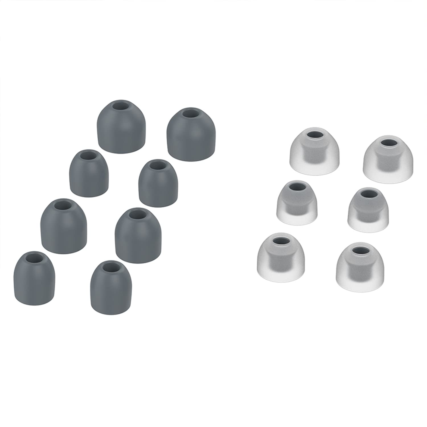 7 Pair WF 1000XM3 Silicon Ear Tips Replacement Earbuds Earphone Accessories Ear Plugs for Sony WF-1000XM3/ WF-1000XM4 Earphones Soft Silicone Replacement Ear Plugs(Grey)