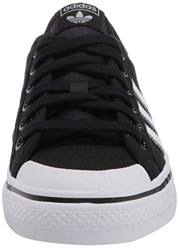 adidas Originals Men's Nizza Sneaker, Core Black/Cloud White/Cloud White, 12 M US