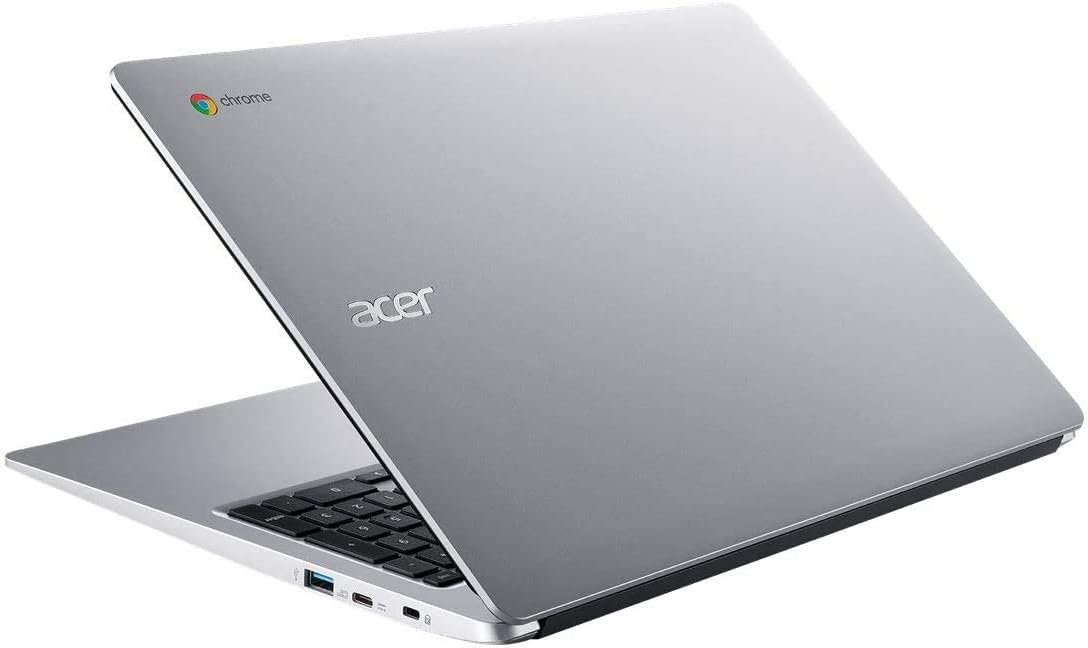 Acer Chromebook 315 Laptop Computer/ 15.6" Screen for Business Student/Intel Celeron N4000 up to 2.6GHz/ 4GB DDR4/ 32GB eMMC/AC WiFi/Work from Home/Silver/Chrome OS (Renewed)