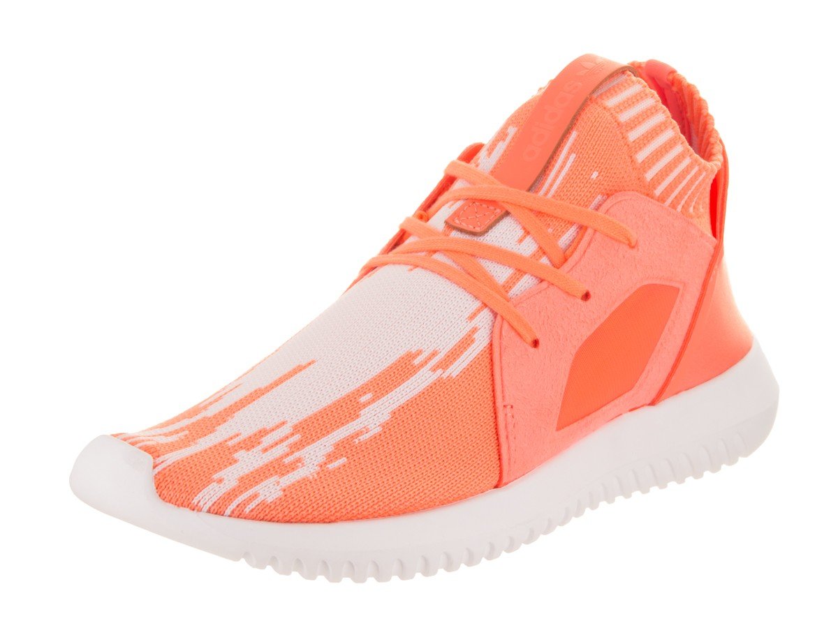 adidas Women Tubular Defiant Primeknit W Orange Sun Glow Footwear White Size 7.5 US