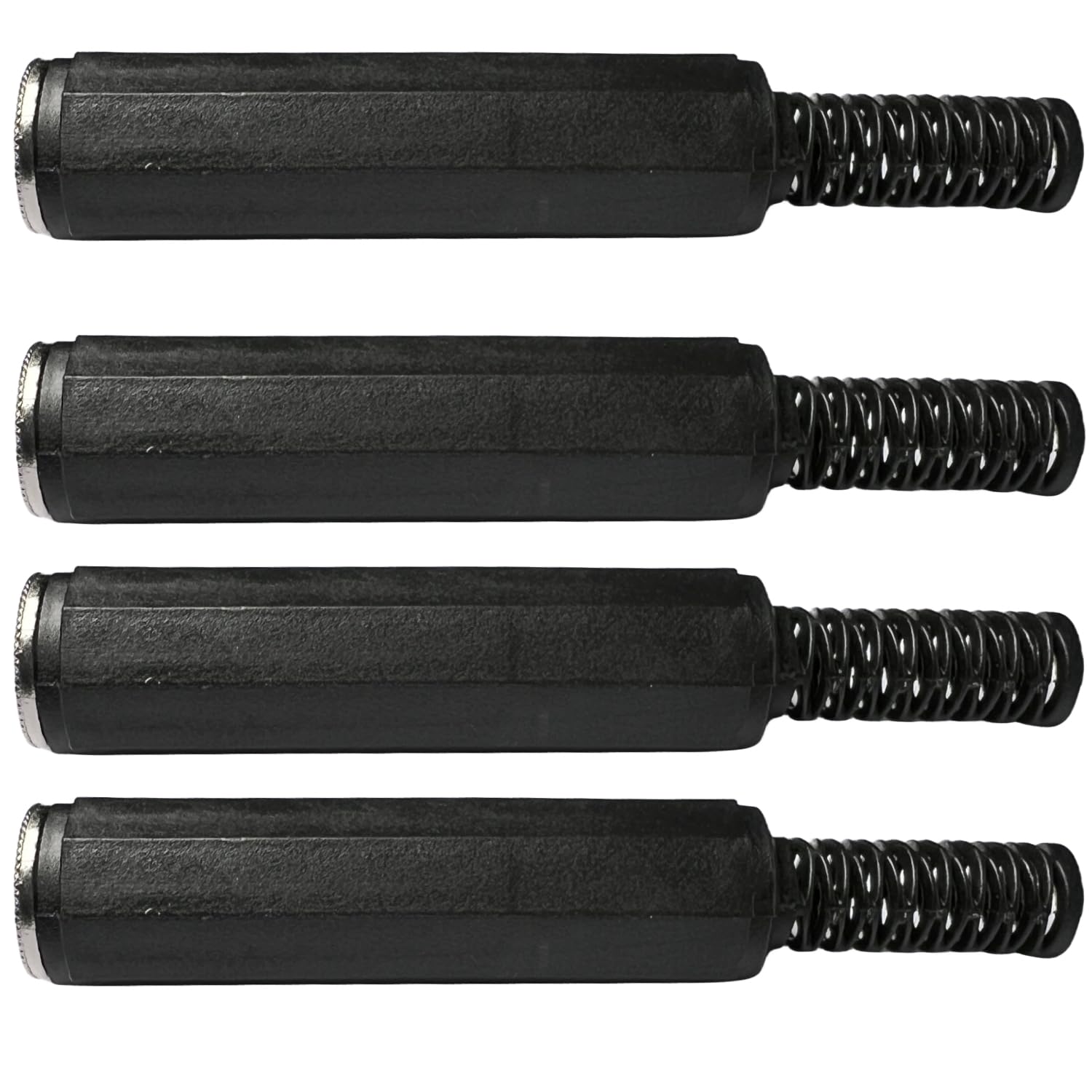 CESS 1/4 Inch TS Female Jack Cable Connector- 6.35mm Mono Jack for Guitar & Microphone (4 Pack)