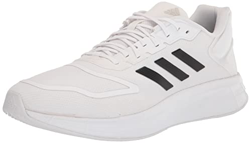 adidas Men's Duramo Sl 2.0 Running Shoe, White/Core Black/Dash Grey, 10