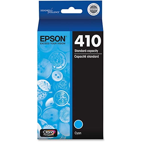 EPSON T410 Claria Premium -Ink Standard Capacity Cyan -Cartridge (T410220-S) for select Epson Expression Premium Printers