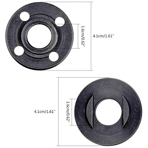Angle Grinder Wrench Spanner Metal Lock Nut Fits Dewalt Milwaukee Makita 193465-4 Bosch Black & Decker Ryobi 4.5" 5" 5/8-11