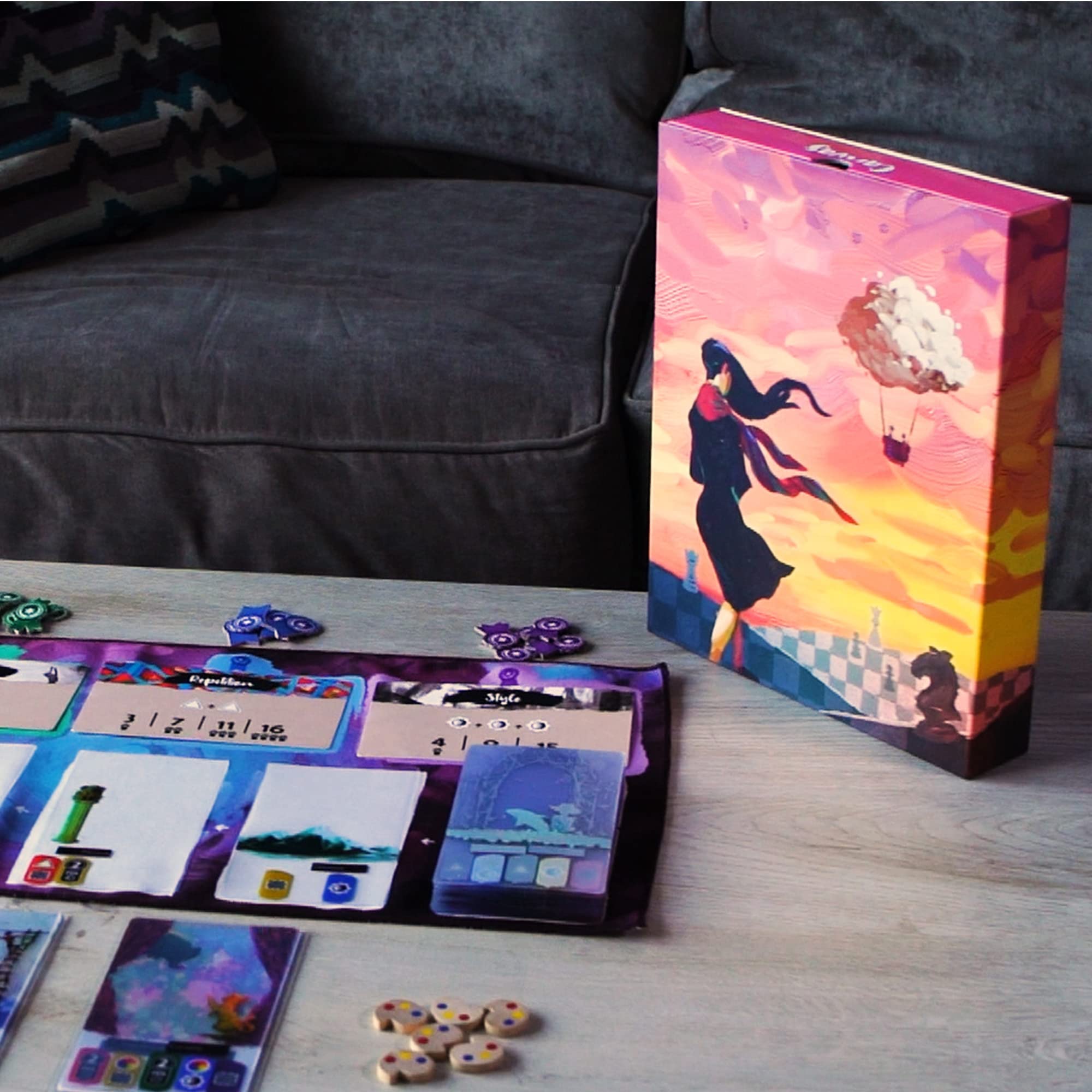 Canvas Board Game - Create Stunning Masterpieces! Art Competition and Puzzle Game for Kids & Adults, Ages 14+, 1-5 Players, 30 Minute Playtime, Made by R2i Games