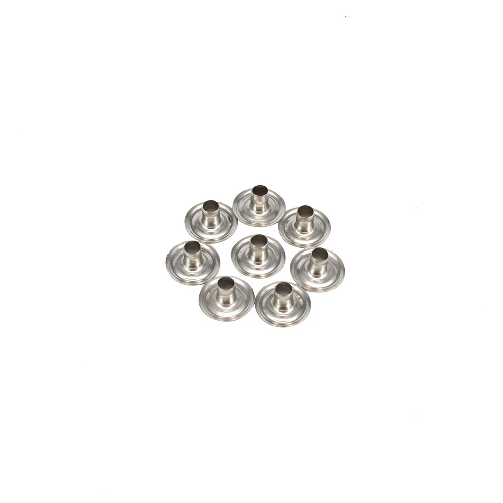 Snap Fasteners,HKOO Snap Fasteners 100% Stainless Steel Boat Marine Canvas Upholstery Snaps Cap - Socket - Stud - Eyelet All Four Parts,15mm Cap (80 Pieces) (5/8"Stainless Steel)