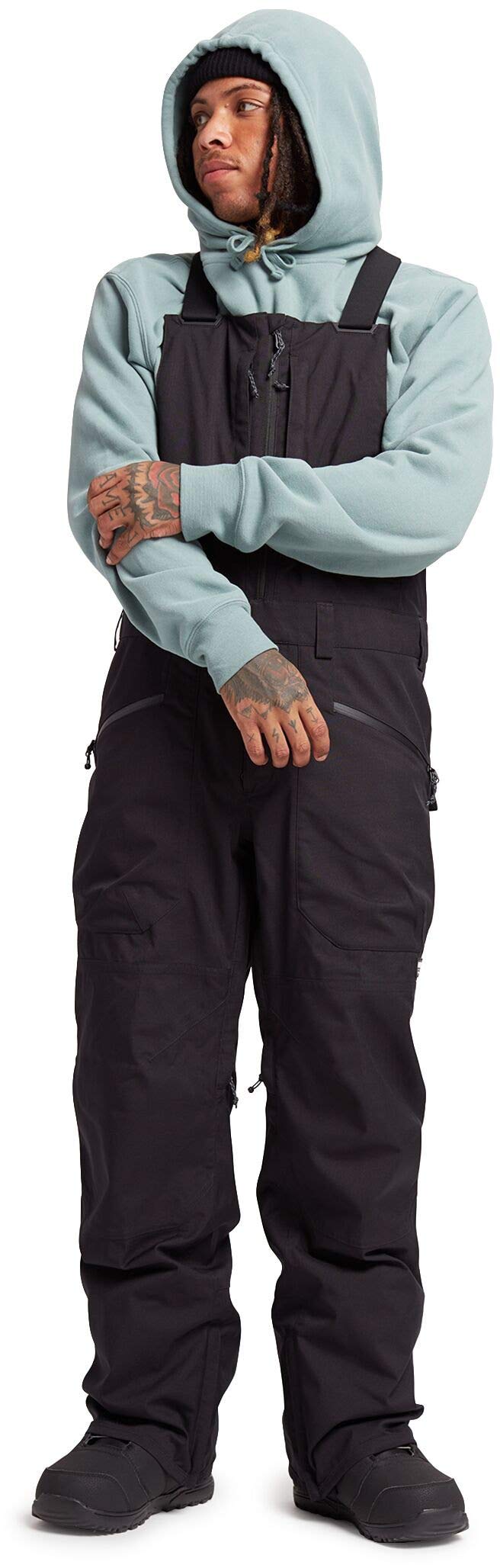 Burton Men's Reserve 2L Bib Pants, True Black, L