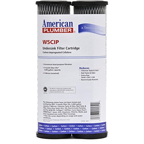 AMERICAN PLUMBER W5CIP Undersink Filter Cartridge (4 pack)