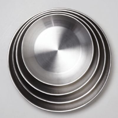 American Metalcraft DWSEA18 Stainless Steel, Double Wall Seafood Tray, 18" Dia.