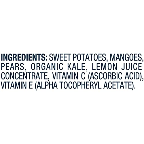 Gerber Baby Food Pouches, Sitter, Premium, Veggie Power, Sweet Potato Mango Pear Kale, 3.5 Ounce (Pack of 12)