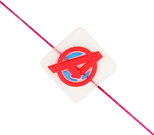 CHERKRAFT Rakhi for Small Brother Cartoon/Superhero Rakhi for Small Bhai Bro Rakhi Thread - CK069 (Design 2)