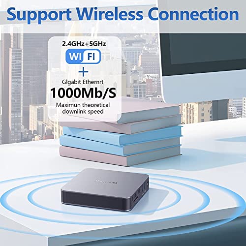 AEROFARA Mini PC Aero 2 Pro Desktop Computers with Intel 11th Celeron N5105 Processor 8GB RAM 512GB SSD,4K UHD Graphics,USB3.0, HDMI W11 PRO
