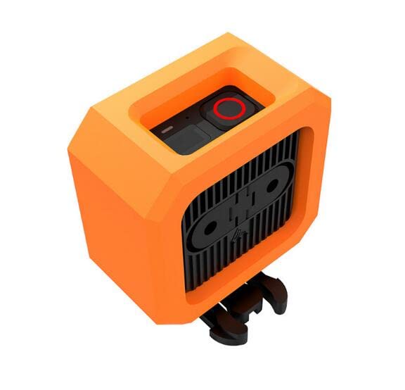 CoyKtonty Orange Floaty Case for GoPro Hero 11 Black Mini Camera Accessories Diving Floating Protective Cover for GoPro 11Black Mini Case