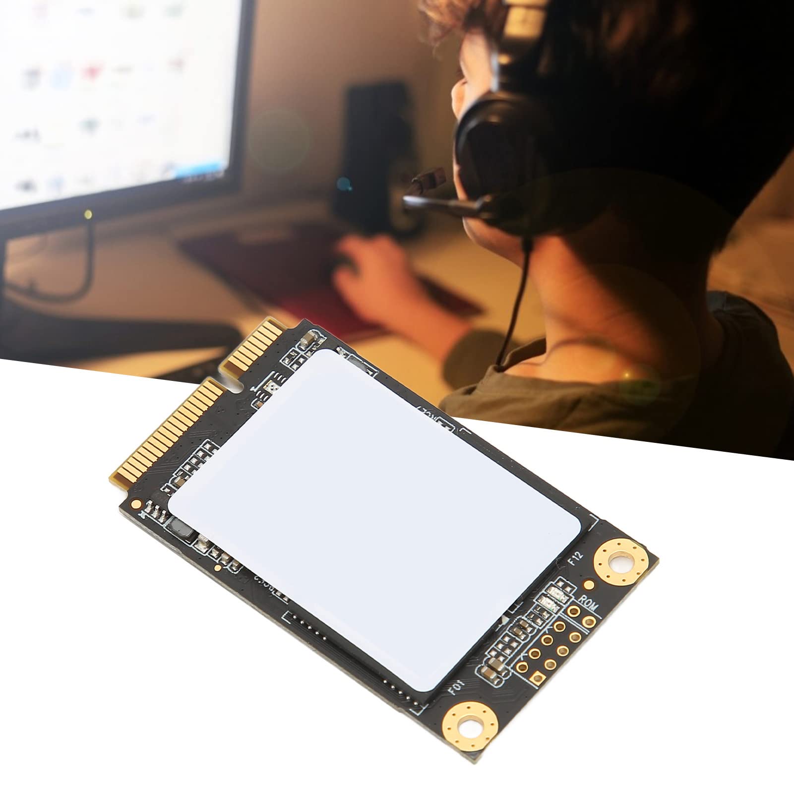 Acogedor Internal Solid State Hard Drive, 1.3 Inch SSD 512G Notebook Desktop Interface, Low Temperature and Quiet Operation, Stable Data Transmission