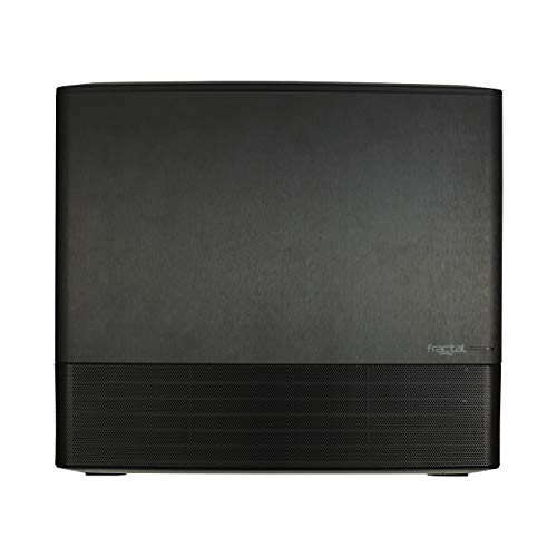 Fractal Design Node 804 - Black - Cube Compact Computer Case - mATX - High Airflow - Modular Interior - 3X Fractal Design Silent R2 120mm Fans Included - USB 3.0 -Window Side Panel