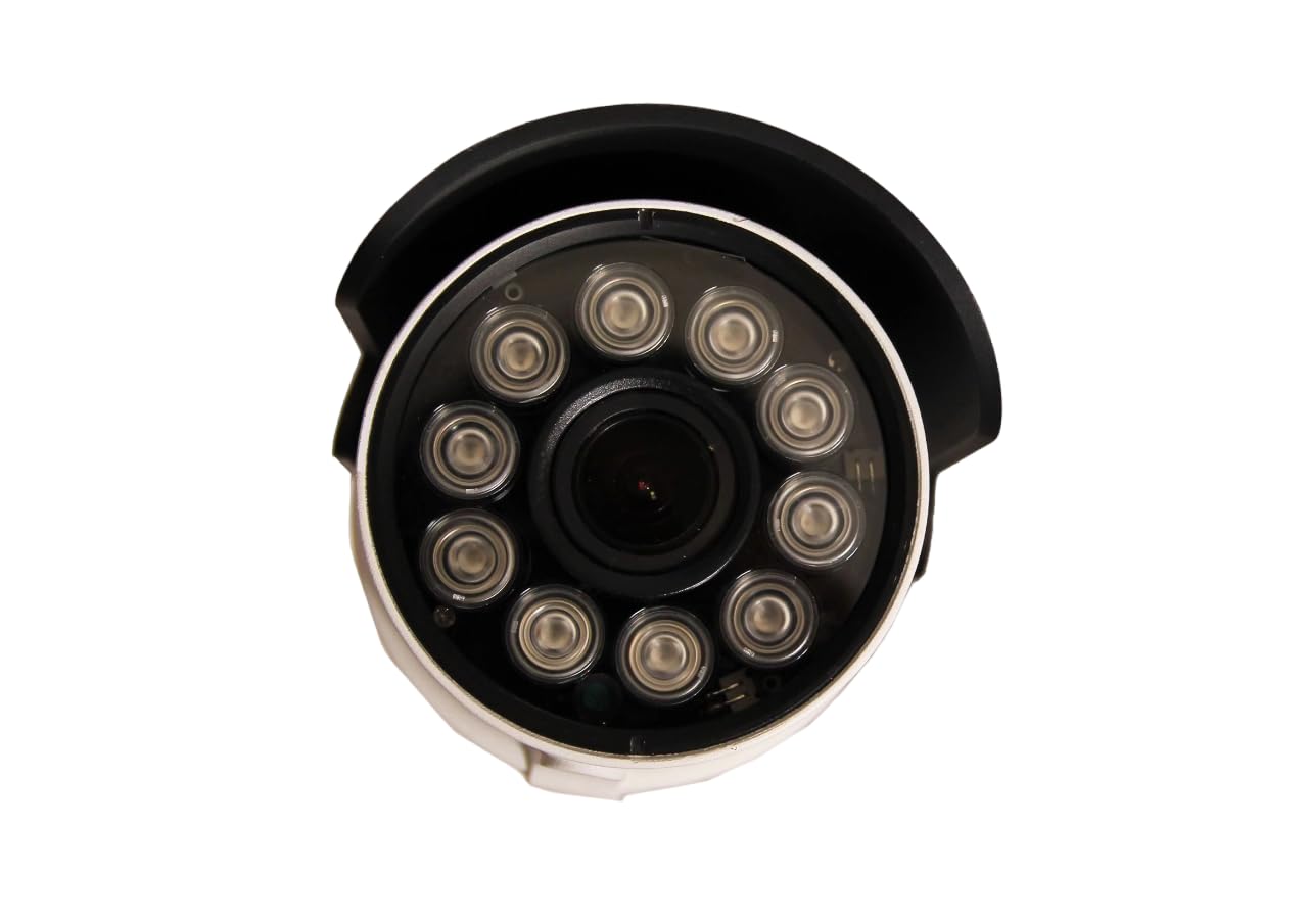 HDView License Plate Camera, 4-in-1 (TVI/CVI/AHD/960H) Bullet Camera, 2.4MP Full HD 1080P Security Camera with IR Night Vision, Long Range 5-50mm Lens Surveillance Camera, WDR, HLC