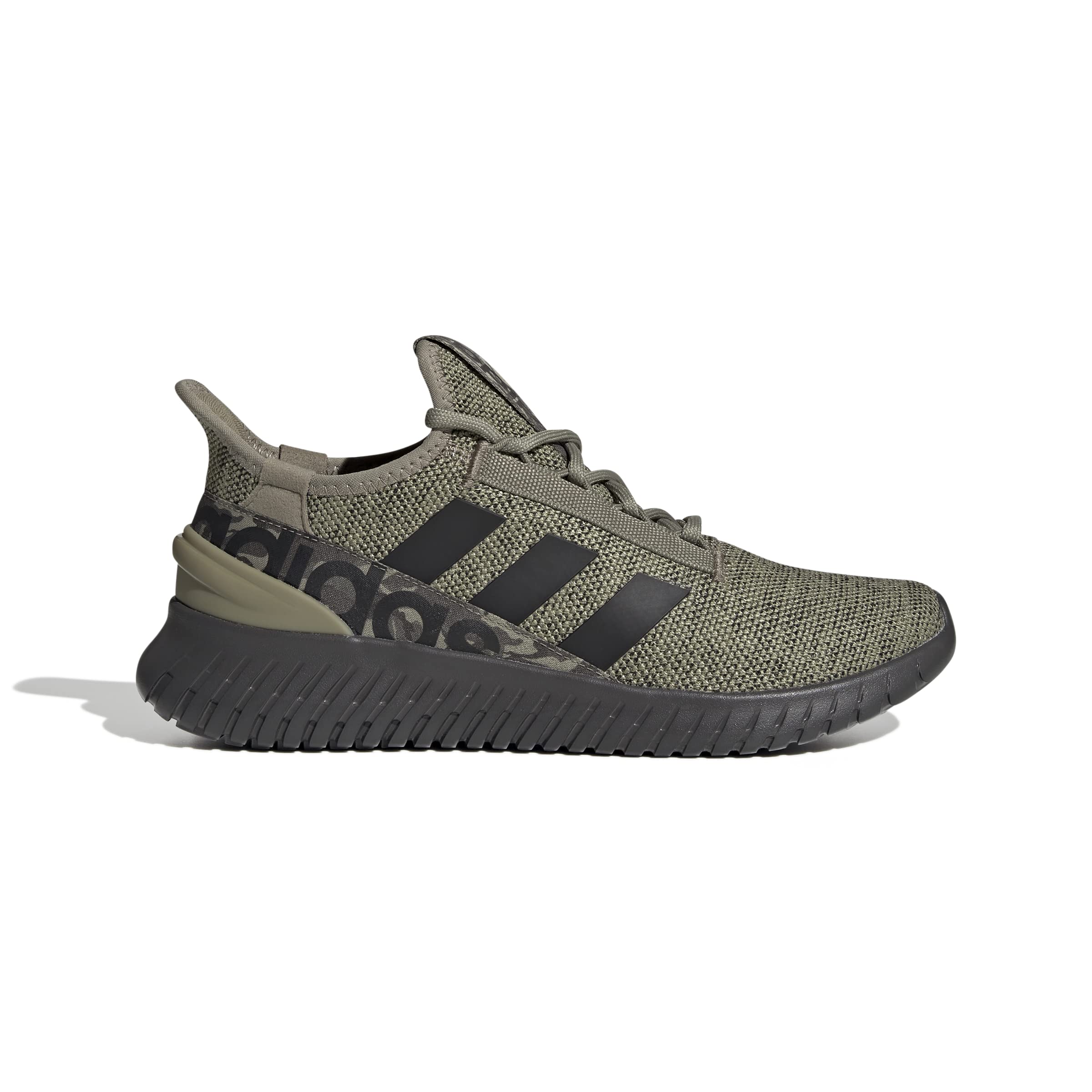 adidas Men's Kaptir 2.0 Running Shoe, Orbit Green/Black/Black, 9.5
