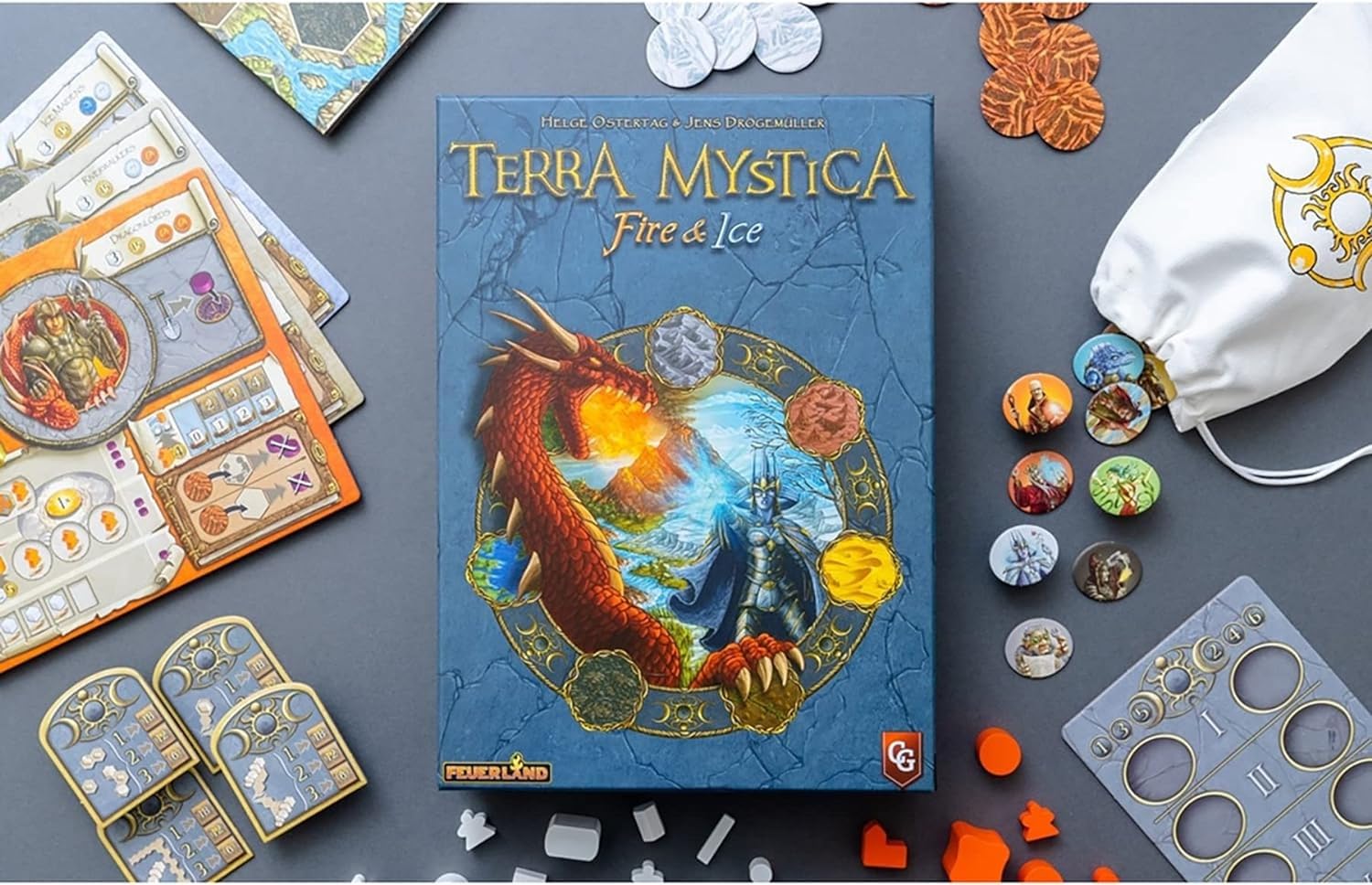Capstone Games: Terra Mystica Fire & Ice, Expansion, Strategy Board Game, Terra Mystica Core Game Required to Play, 6 New Factions Introduced, Ages 14 and Up