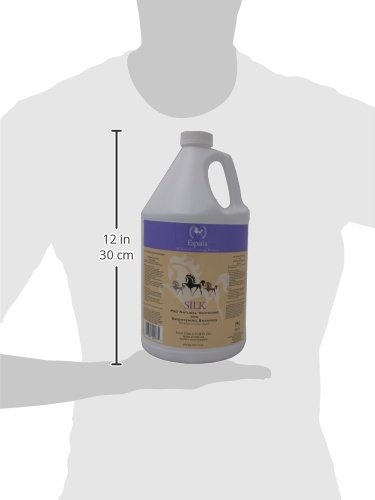 Espana Silk ESP0325E Specially Formulated Silk Pro Whitening and Brightening Shampoo for Horses, 135.28-Ounce