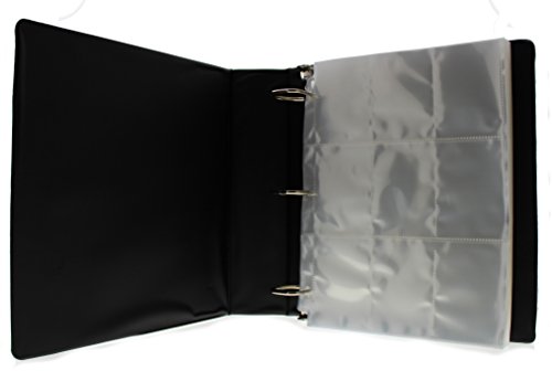 CardGuard Premium 3-Ring 3" Card Binder Including 100 Starter Series 9-Pocket Pages