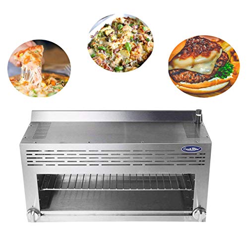 CookRite ATCM-36 Commercial Infrared Cheese Melter Natural Gas Countertop 36" - 43,000 BTU
