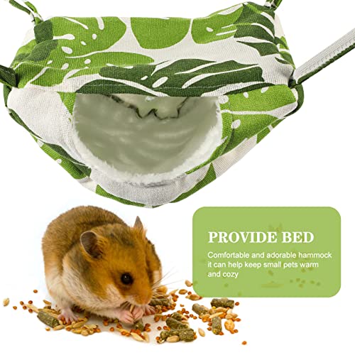 Chinchilla Accessory Ferret Hammock Hanging Guinea Pet for Pig Squirrel Sleeping Rat Swing Parrot Hamster Cage Suspending Animal Breathable Small Warm Comfortable Bed