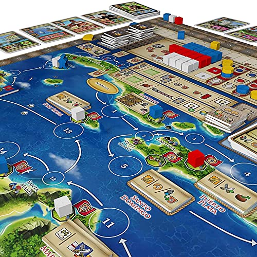 Capstone Games: Maracaibo, Big Box Strategy Board Game, Unique Story Mode Feature, A Nondestructive Legacy-Like Experience, 1 to 4 Players, Ages 12 and Up