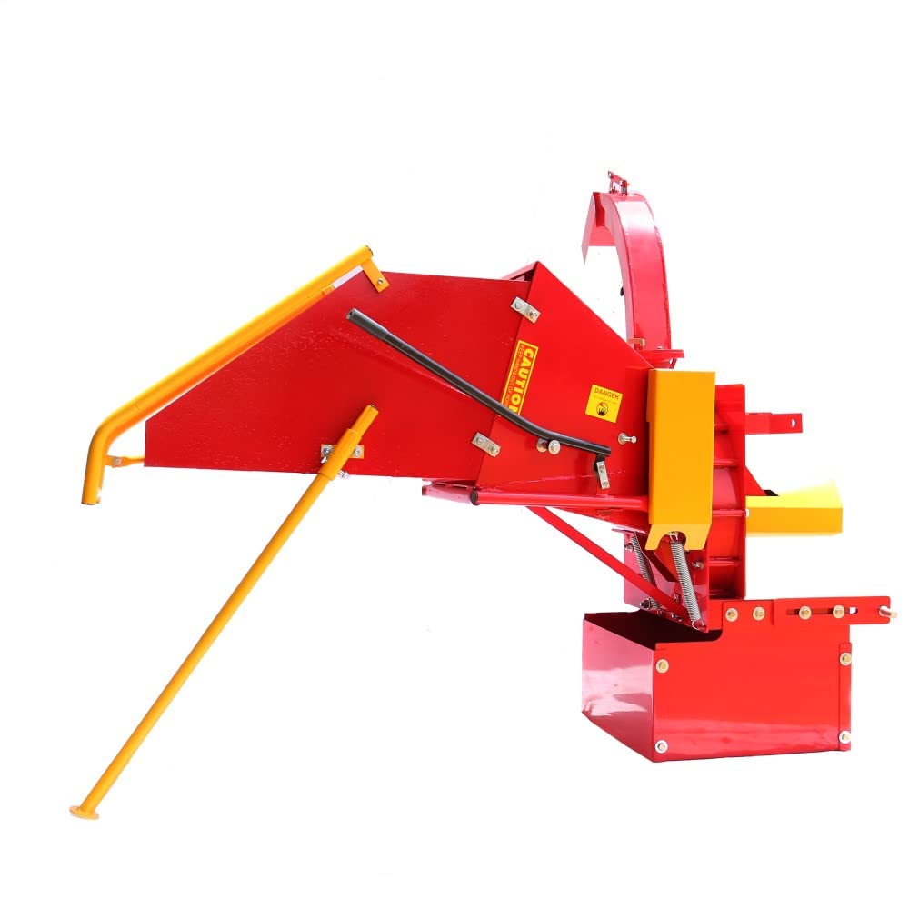 8" PTO Wood Chipper Tree Shredder 3 Point Wood Chipping Machine Tractor Implement Farm Equipment