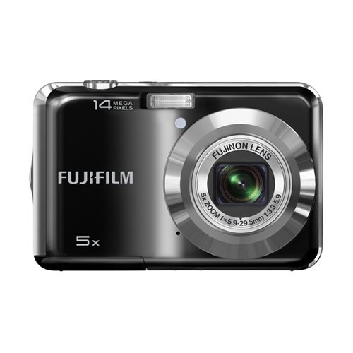 Fujifilm FinePix AX300 14 MP Digital Camera with Fujinon 5x Wide Angle Optical Zoom Lens (Black) (OLD MODEL)