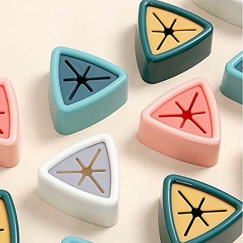 Towel Holder Towel Storage Racks Hanger Adhesive Towels Storage Wash Cloth Clip Sucker Wall Window Bathroom Kitchen Accessories (Sky Blue)