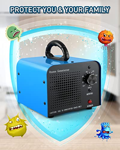 ECNLAN 0zone Generator, 30000mg/h 0zone Machine Ionizer for Home/Basement/Smoke/Pet Room