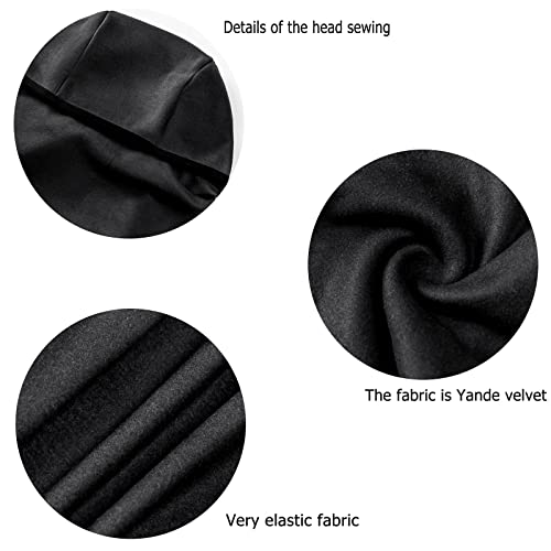 Balaclava Face Mask Men Ski Mask with Beanie Design Motorcycle Cool Skull Sheisty Ghost Mask (SXR-04locomotive Gear ) Black