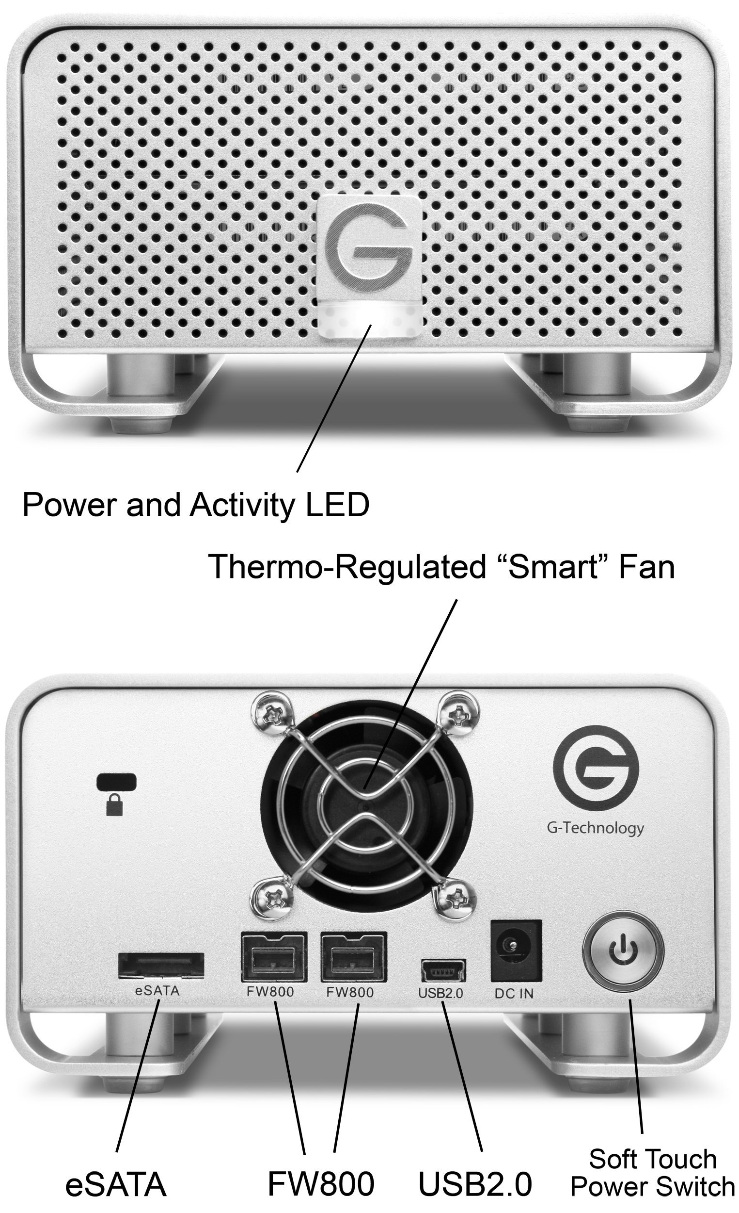 G-Technology G-RAID 4 TB Dual External Hard Drive