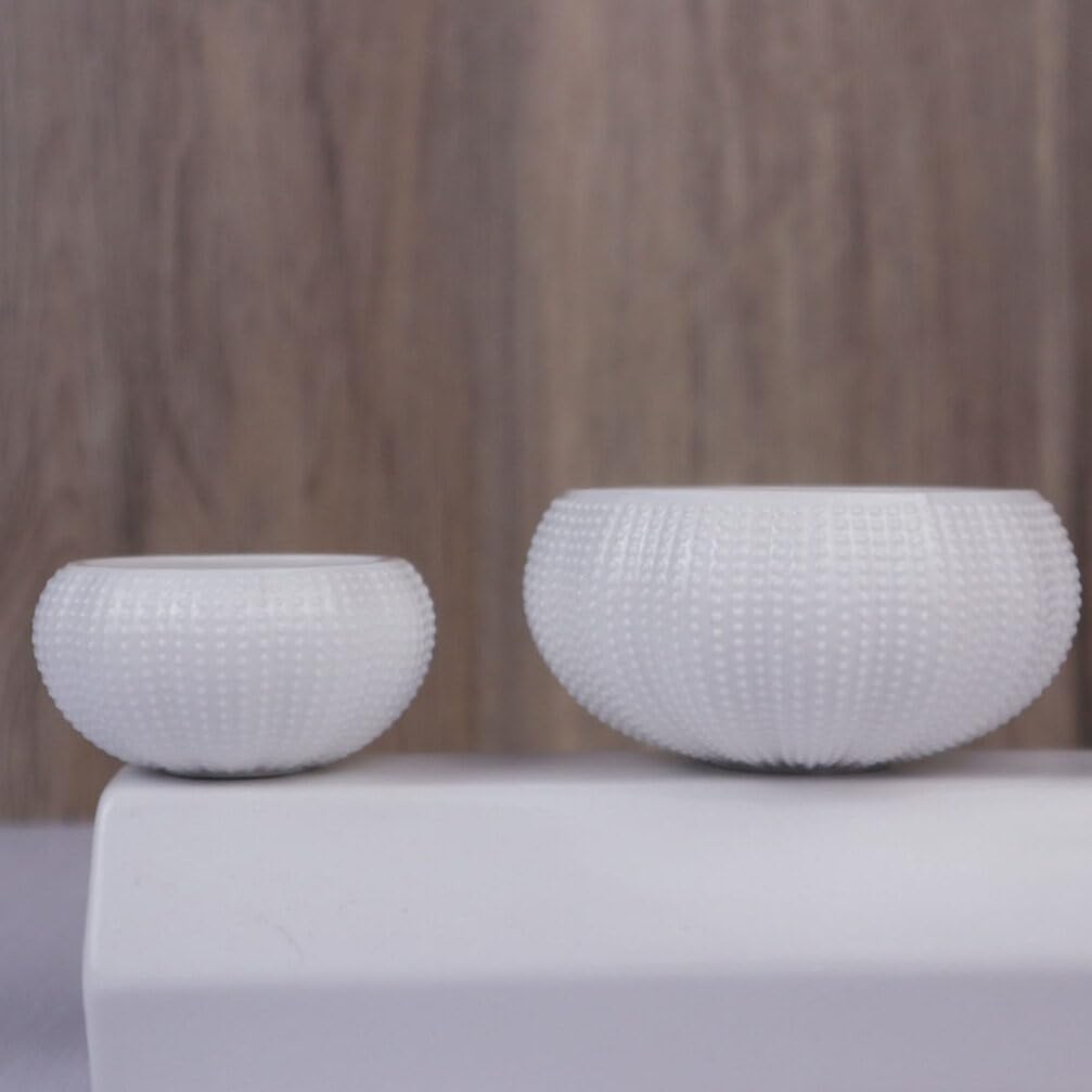 Angoily Ceramic Sea Urchin Bowl 2pcs Small Seasoning Bowl Kitchen Dipping Dish Restuarant Serving Bowl for Nuts Sauce Caviar Appetizer Ice Cream Snack Side Dishes Yogurt