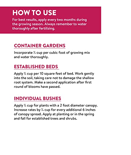 Burpee Organic Bloom Granular All-Natural Food for Roses and Flower Plants | Ideal for Container Gardens, Beds or Bushes, 4 lb, 4lb. Bag