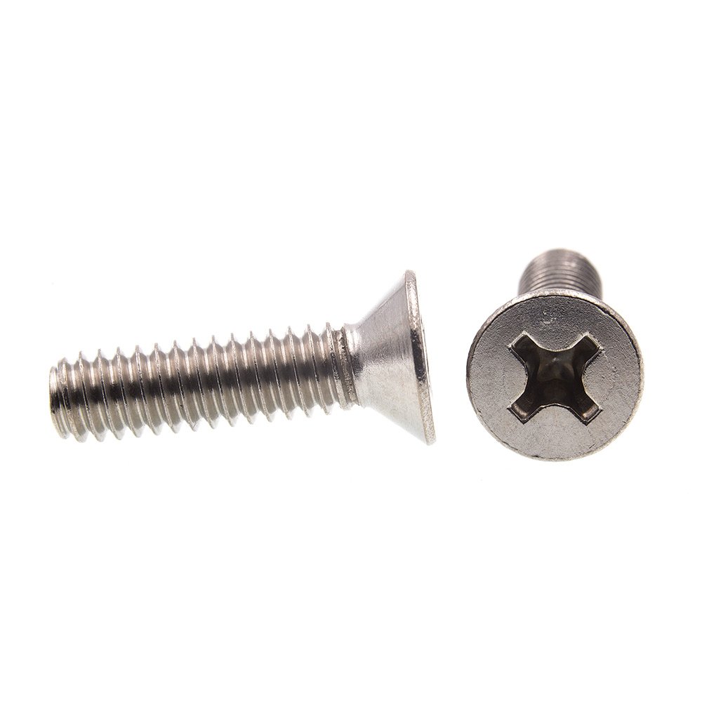 Prime-Line 9001853 Machine Screws, Flat Head, Phillips Drive, 1/4 in-20 X 1 in (25 Pack)