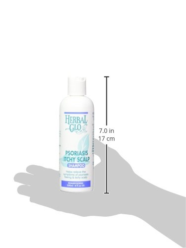 HERBAL GLO Psoriasis & Itchy Scalp Shampoo, 0.02 Pound