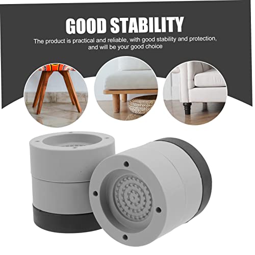 CRAFTHROU 4pcs Rubber Mats for Floor Table Top Washing Machine Floor Chairs Table Risers Washing Machine Pads Washing Machine Anti Vibration Pads Chair Risers Bed Legs Risers Bed Lifter Sofa