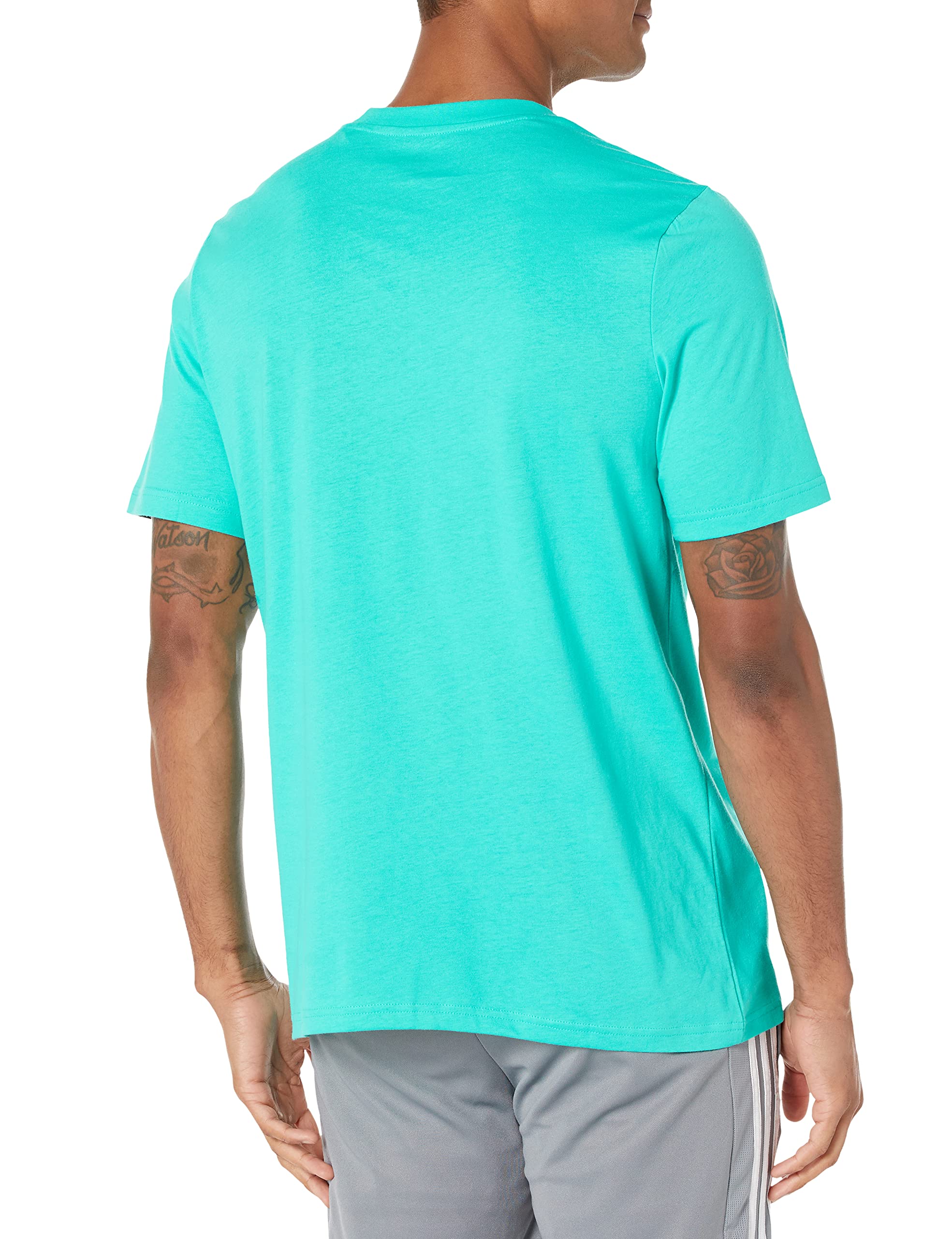adidas Men's Summer Heat Verbiage Graphic Tee, Semi Mint Rush, X-Large
